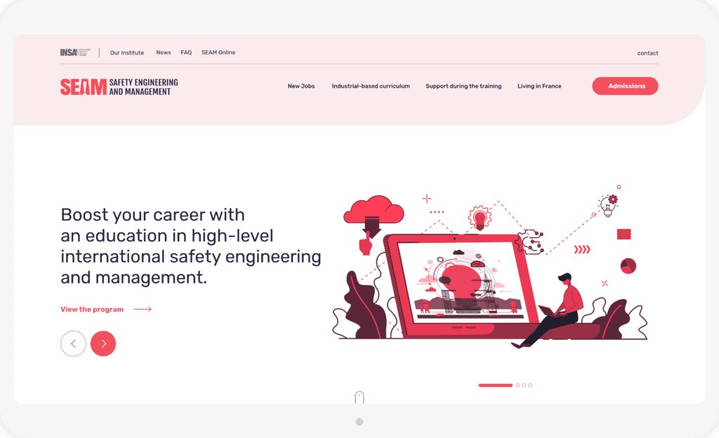 SEAM by the web agency, WS Interactive